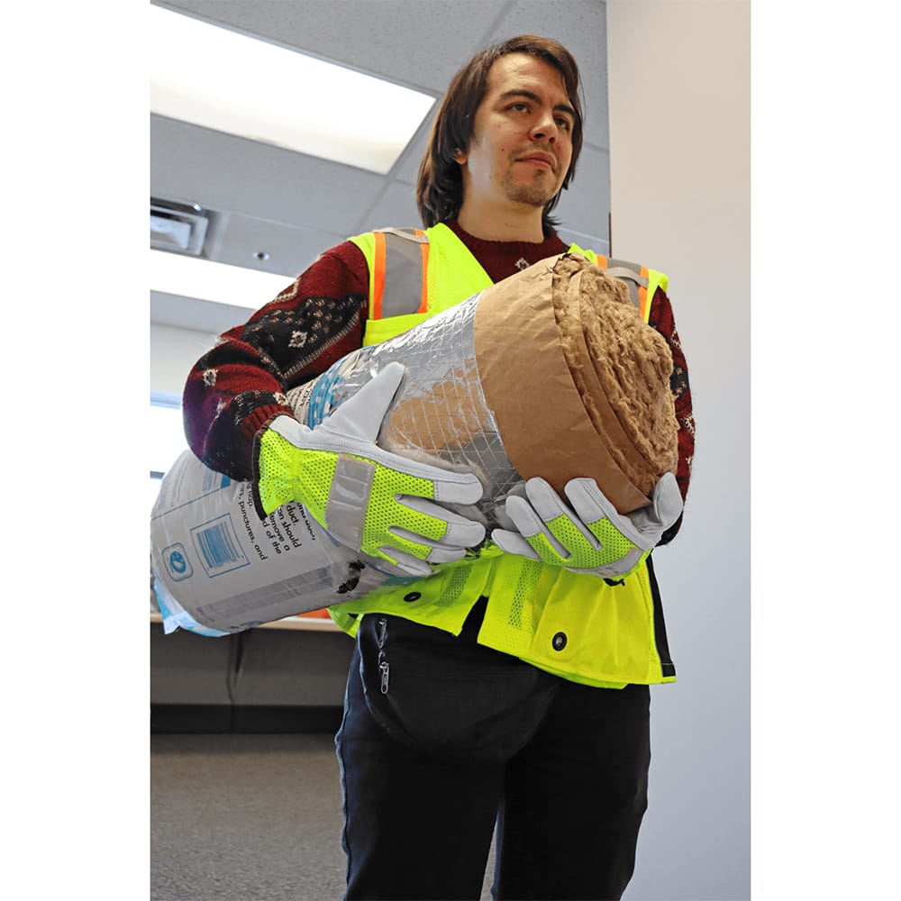 Global Glove High-Visibility Mesh Back Premium Goatskin Leather Palm ...