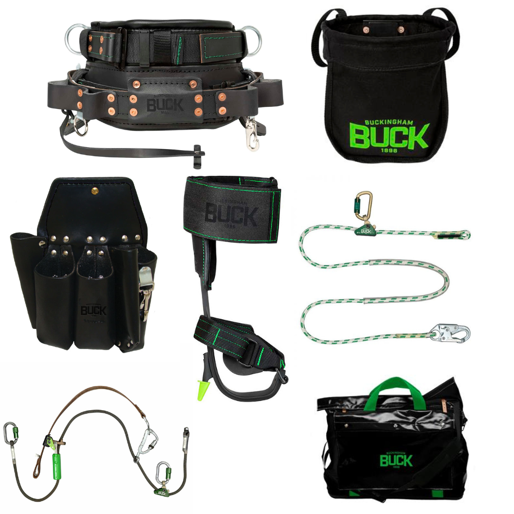 Buckingham Lightweight Fall Protection Linemans Package - GME Supply