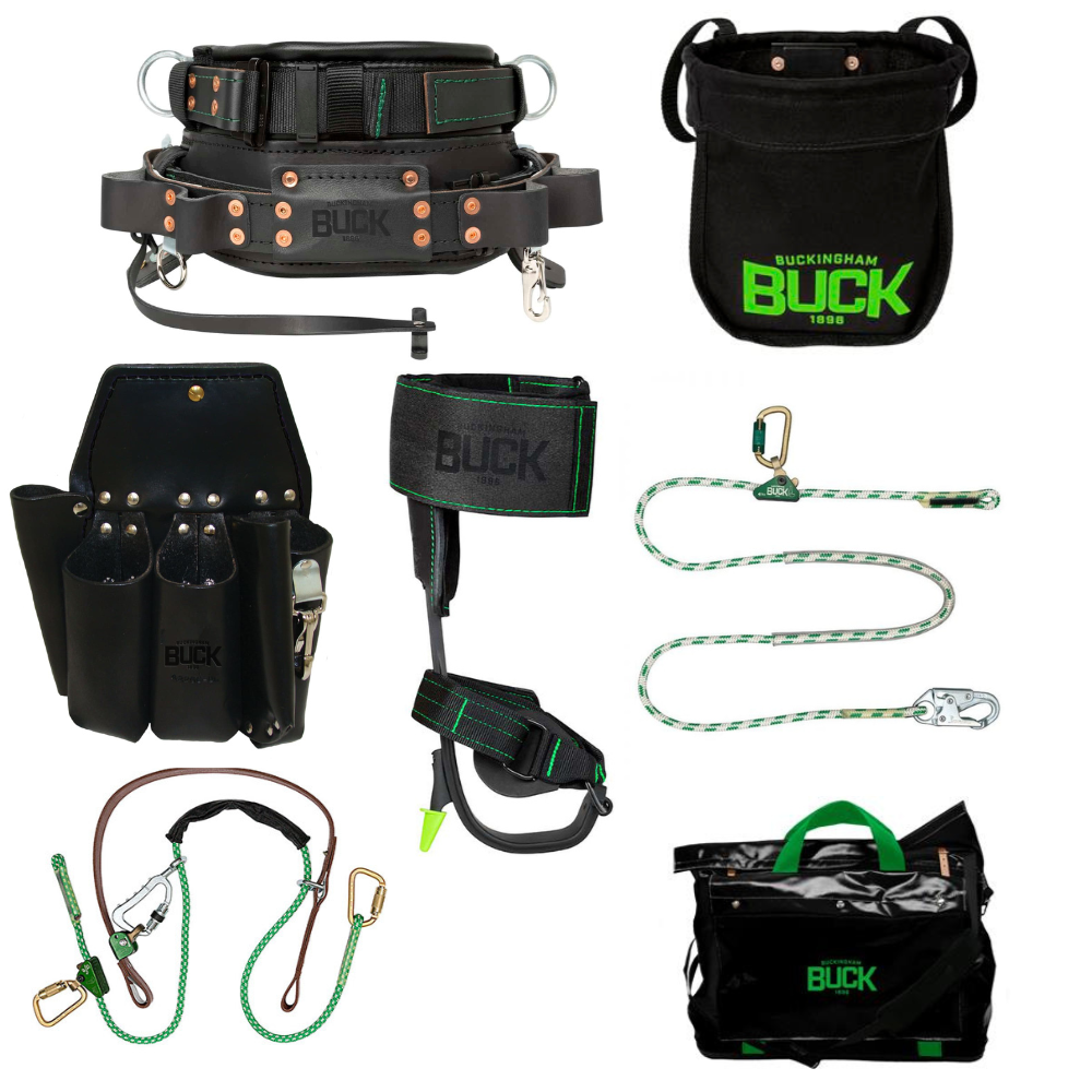 Buckingham Aluminum Climber SuperSqueeze Fall Protection Lineman's ...