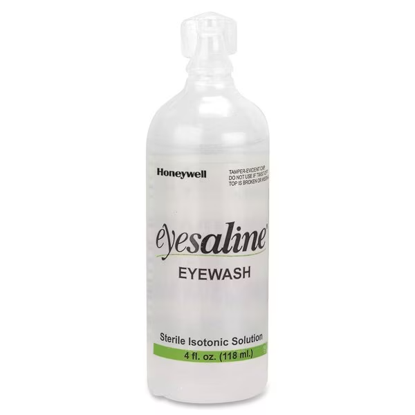 Honeywell 4oz Bottle Eyesaline Eye Wash Solution - GME Supply