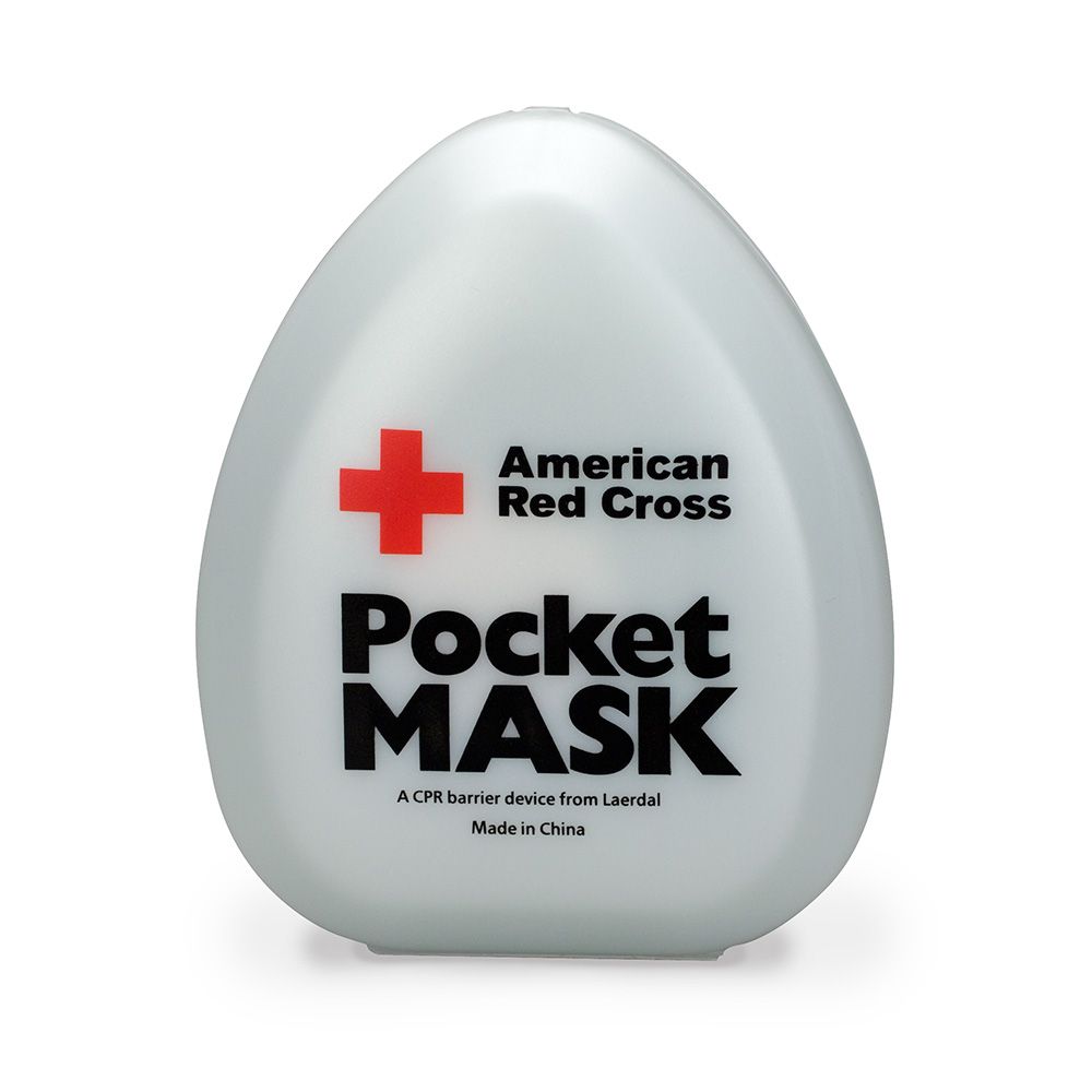 First Aid Only CPR Laerdal Pocket Mask with Plastic Case - GME Supply