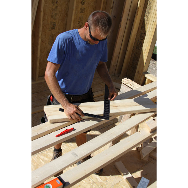 Johnson Level 16 Inch x 24 Inch Black Aluminum Framing Square - GME Supply