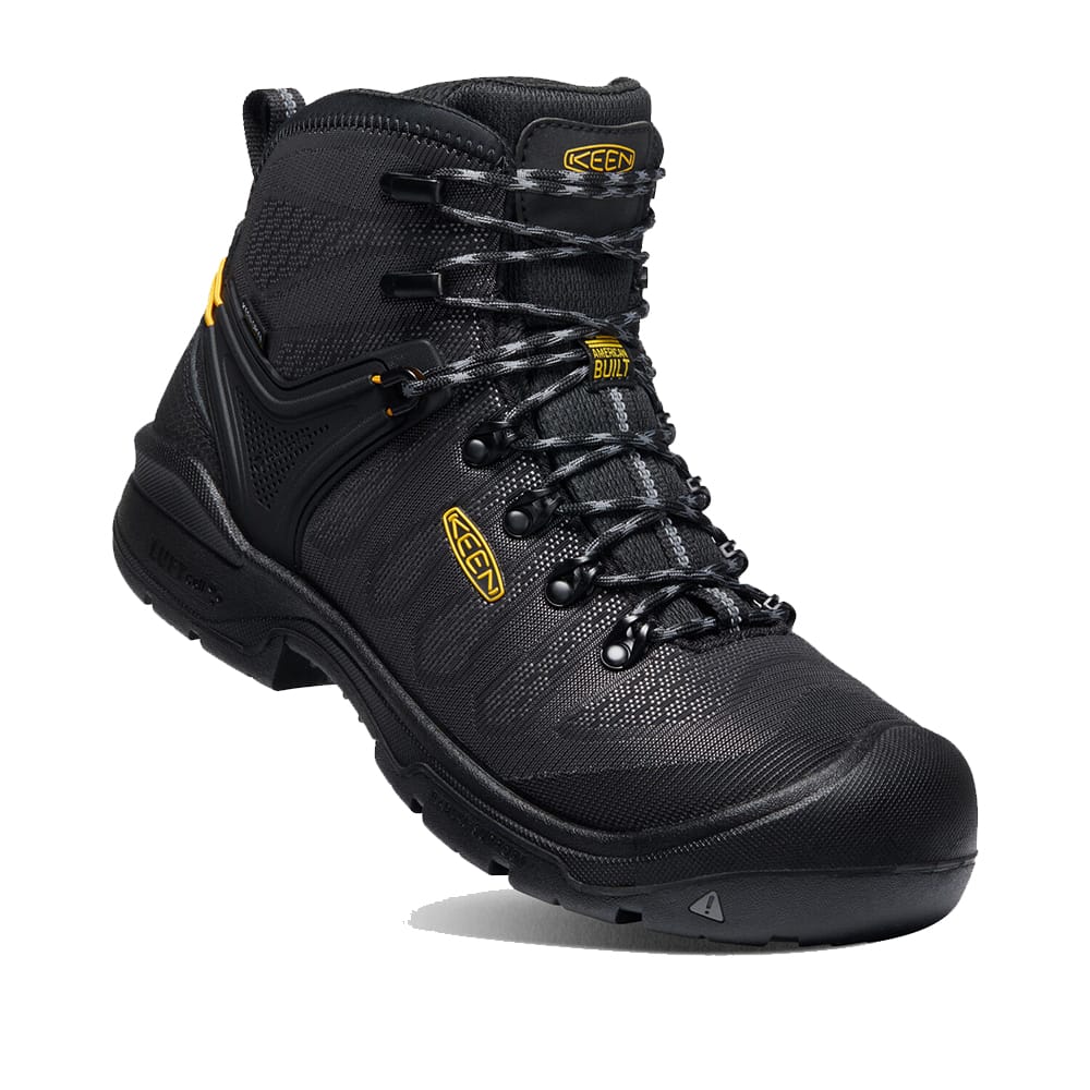 Keen Men's Dearborn 6 Inch Waterproof Work Boots with Carbon-Fiber Toe ...