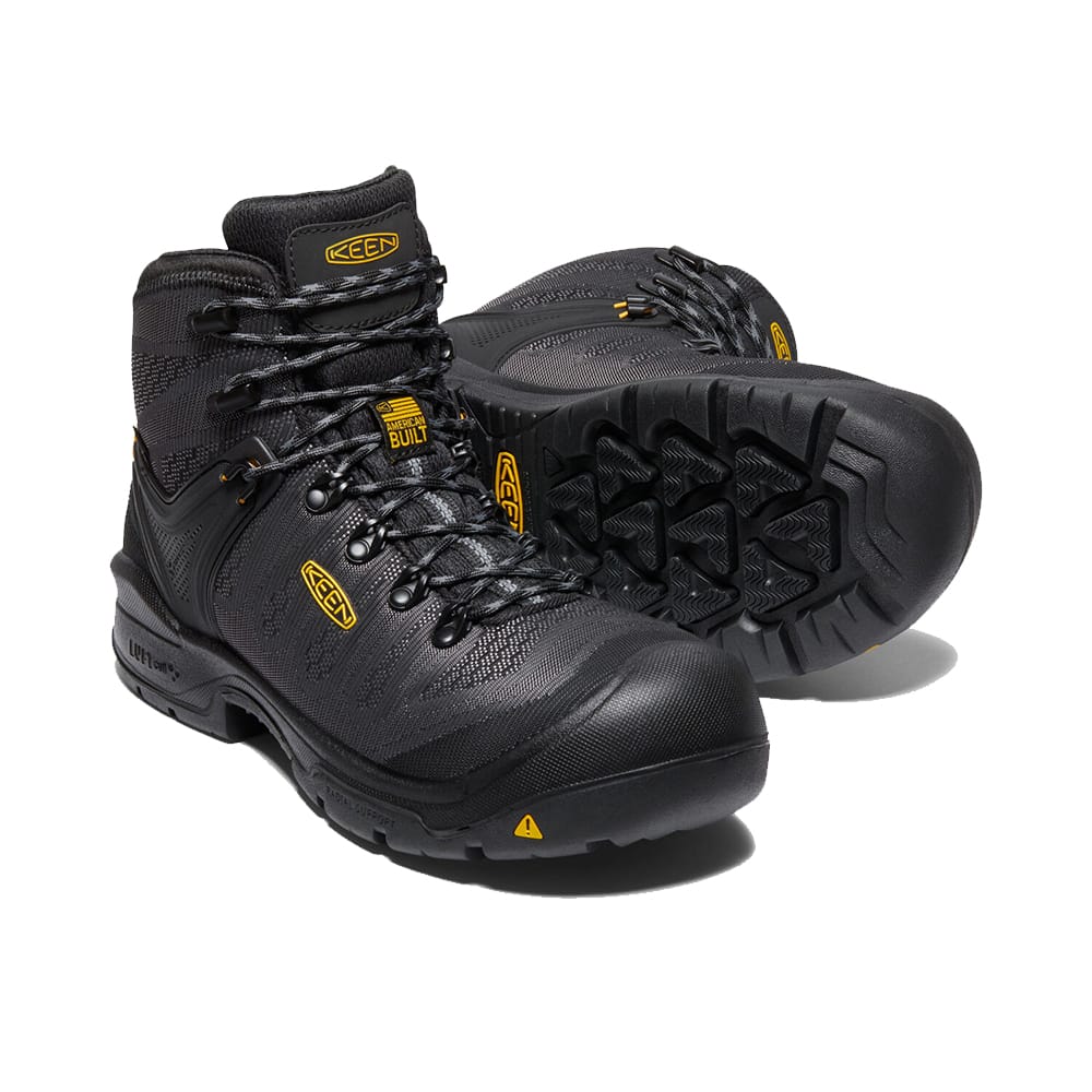 Keen Men's Dearborn 6 Inch Waterproof Work Boots with Carbon-Fiber Toe ...