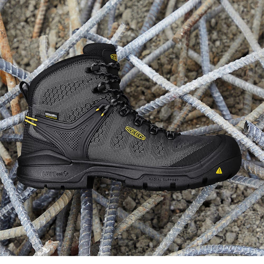Keen Men's Dearborn 6 Inch Waterproof Work Boots with Carbon-Fiber Toe ...