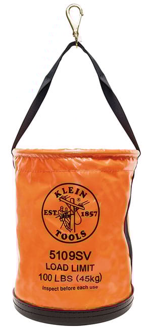 Klein Tools Vinyl Bucket with Swivel Snap - GME Supply