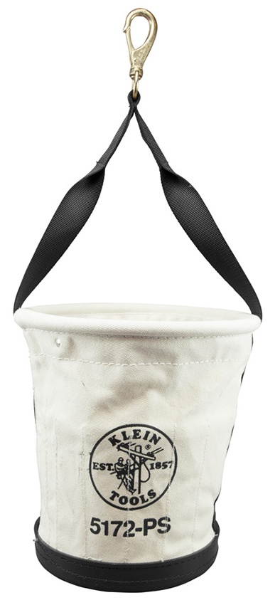 Klein Tools 5172PS Tapered Wall Bucket with 15 Inside Pockets - GME Supply