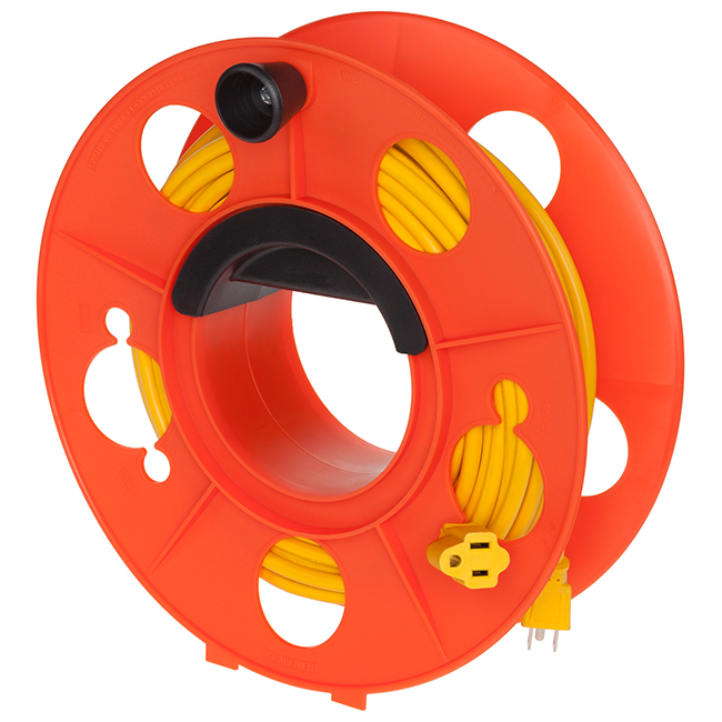 Bayco Heavy Duty Cord Storage Reel with Center Spin Handle - GME Supply