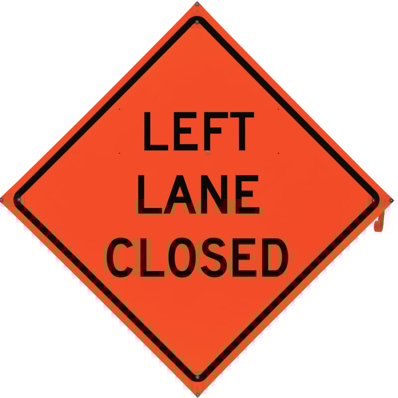 Bone Safety Left Lane Closed - GME Supply