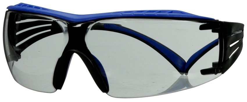 3M SecureFit 400 Series SF407XSGAF Safety Glasses with Blue/Gray ...