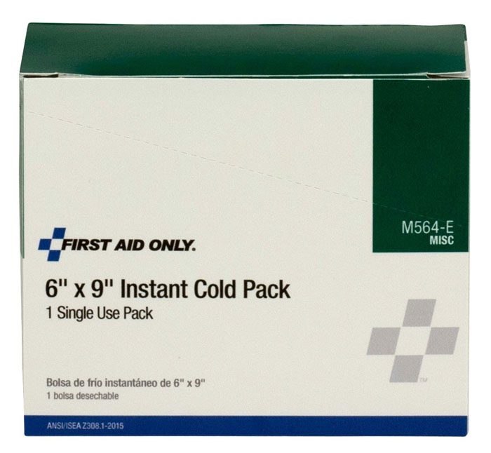 First Aid Only 6 Inch x 9 Inch Instant Cold Pack, Large, 1 Per Box ...