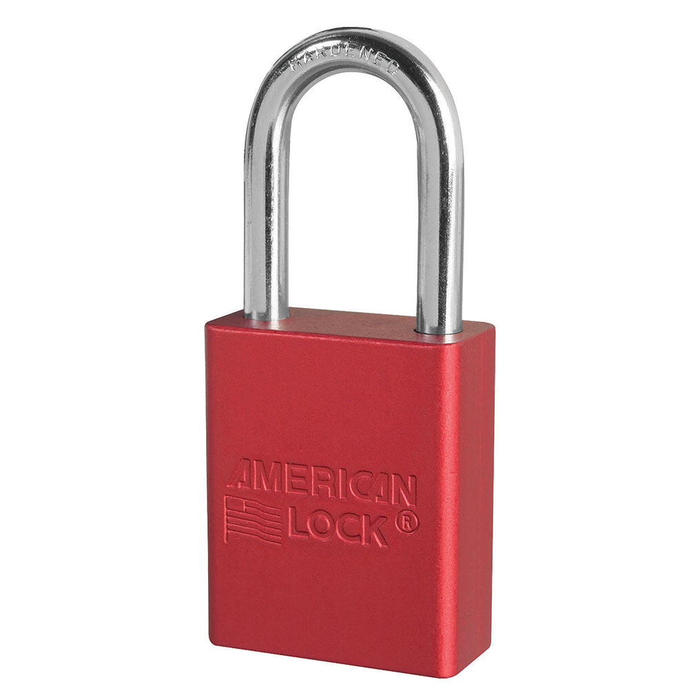 Master Lock Anodized Aluminum Safety Padlock (Random Color) - GME Supply