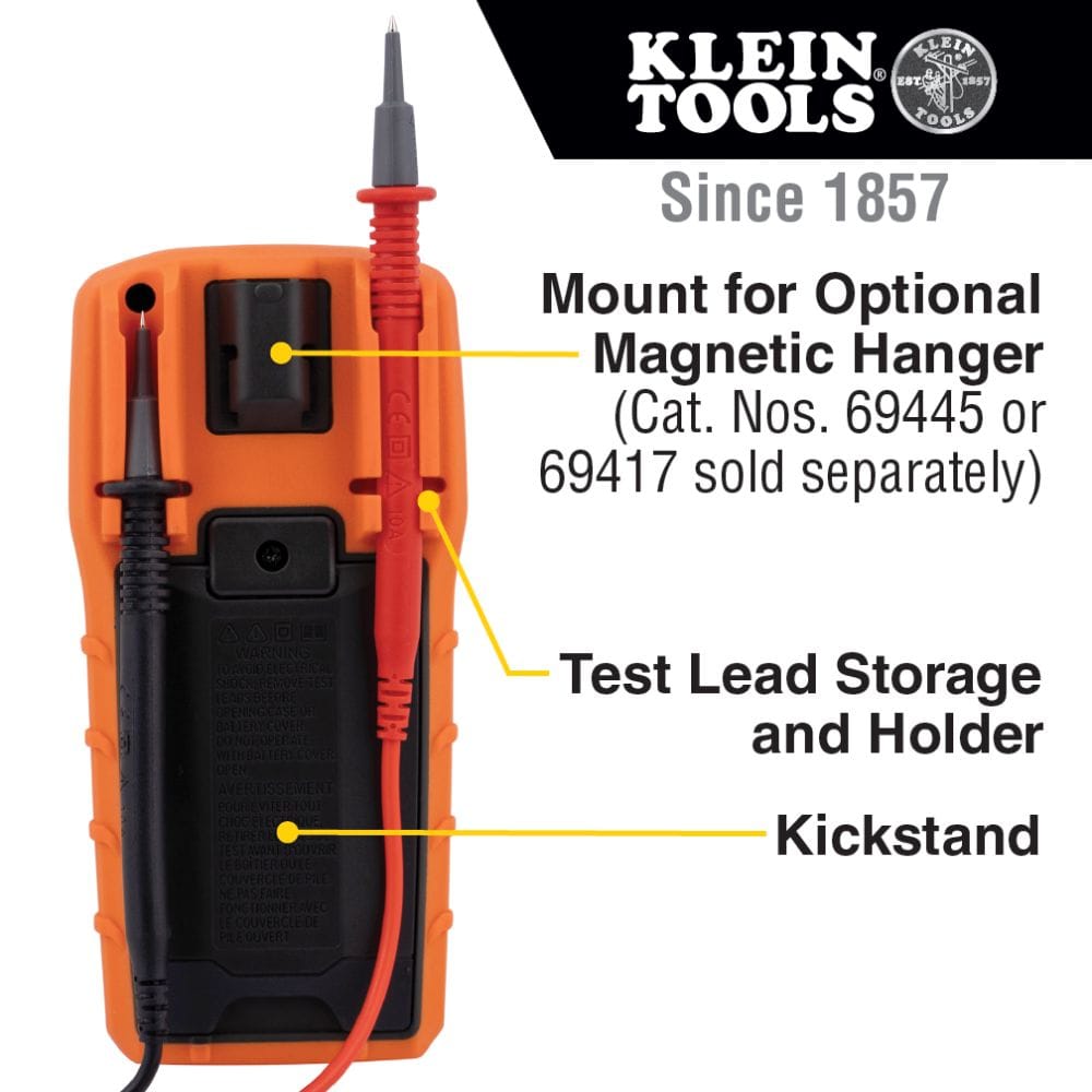 Klein Tools MM420 Digital Multimeter with TRMS Auto-Ranging - GME Supply