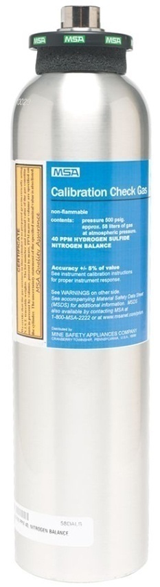 MSA Calibration Testing Gas Bottle 34 Liters - GME Supply