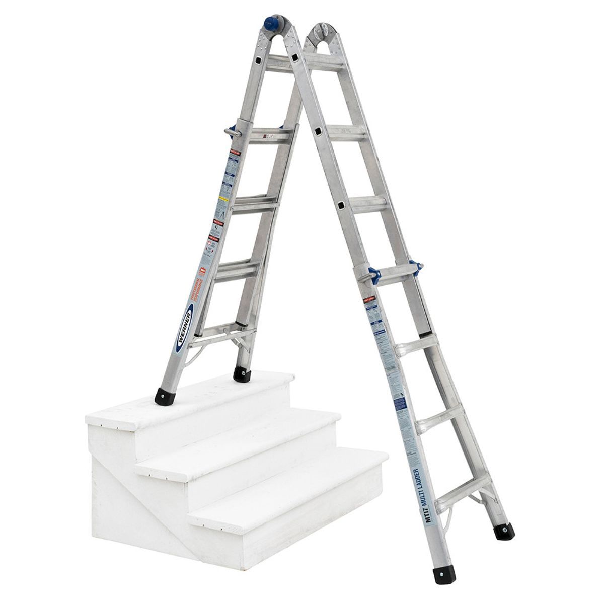 Werner Multi Position 17 Foot Ladder Type 1A - GME Supply