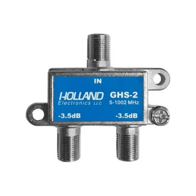 Holland Electronics GHS-2 Two Way Splitter - GME Supply
