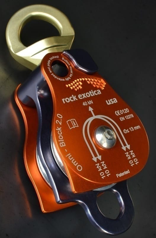 Rock Exotica P53D Omni-Block Double Swivel Pulley - GME Supply