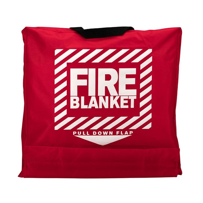 First Aid Only Wool Fire Blanket in Hanging Pouch - 62 inches x 80 ...