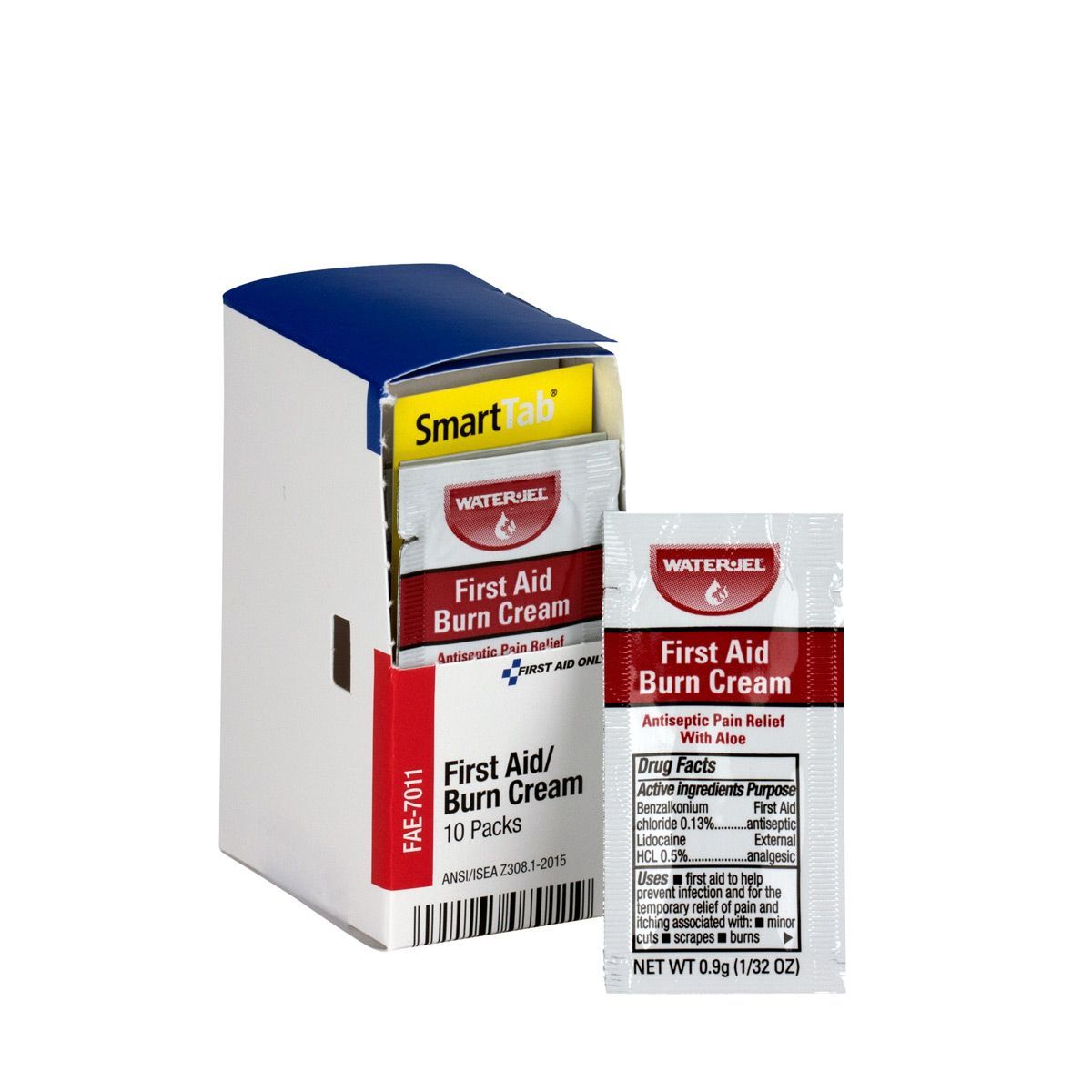 First Aid Only SmartCompliance Refill First Aid Burn Cream, 10 Per Box ...