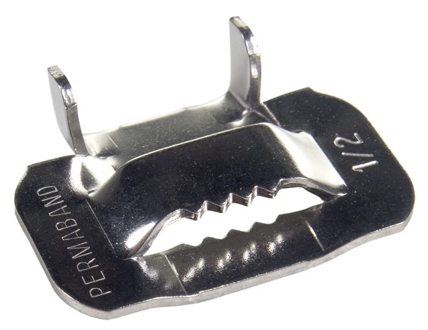 PermaBand Type 201 1/2 Inch Stainless Steel Banding Buckle - GME Supply