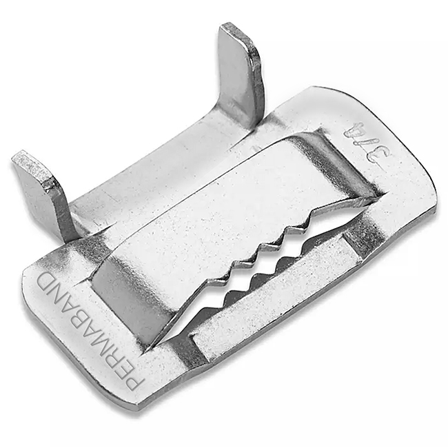 PermaBand Type 201 3/4 Inch Stainless Steel Banding Buckle (100 Pack ...