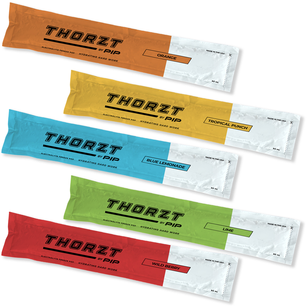 PIP Thorzt Electrolyte Freeze Pop - Classic Bulk Mixed Flavor Pack (150 ...