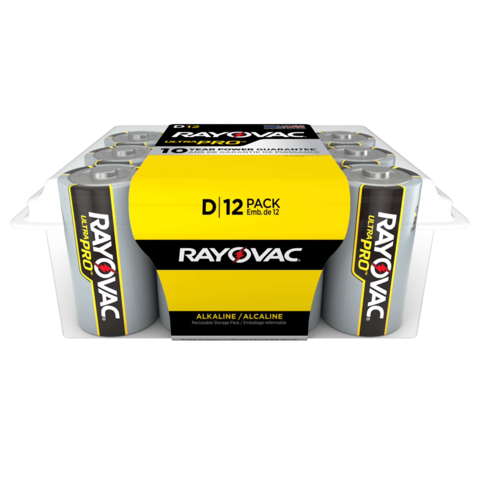 Rayovac Ultra Pro Alkaline D Batteries (12-Pack) - GME Supply