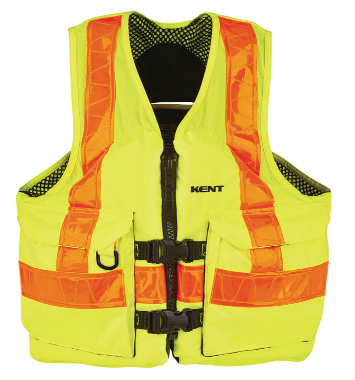 Kent Safety Life Jacket Hi-Vis Yellow Type 2 - GME Supply