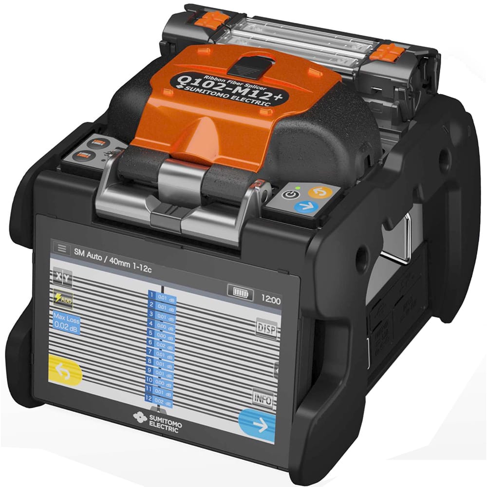 Sumitomo Electric Q102-M12+ Ribbon Fusion Splicer Kit with Fiber Arrangement Tool & Consumables ...