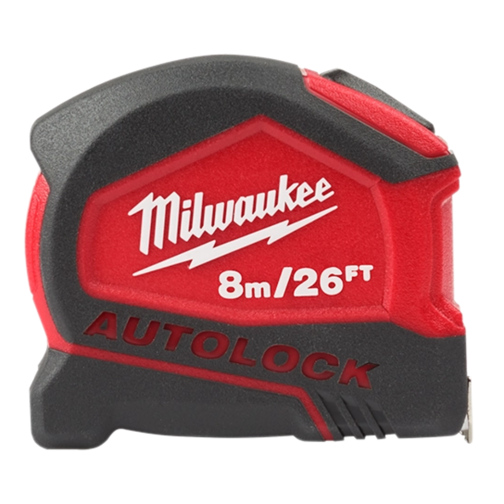 Milwaukee Electric Tool 26ft Compact Auto-Lock Tape Measure - GME Supply