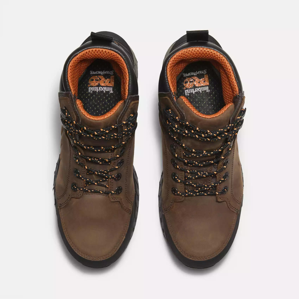 Timberland A225Q Work Summit 6 inch Composite Toe Work Boots Brown ...