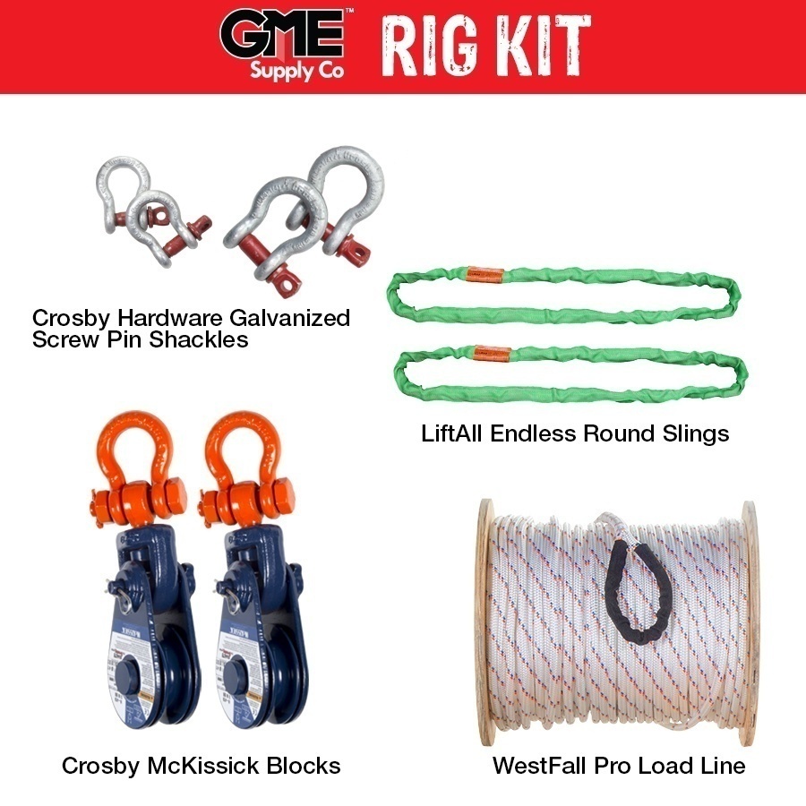 GME Supply Rig Kit With Crosby McKissick Blocks