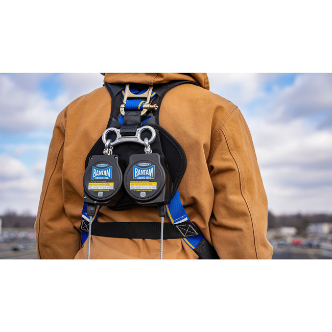 Werner 8 Foot Bantam Twinleg LE-SRL with Aluminum Rebar Hook - GME Supply