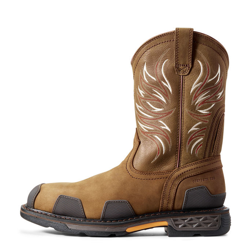 Ariat 10011933 OverDrive Composite Toe Boot in Alamo Brown - Mens 10 D ...