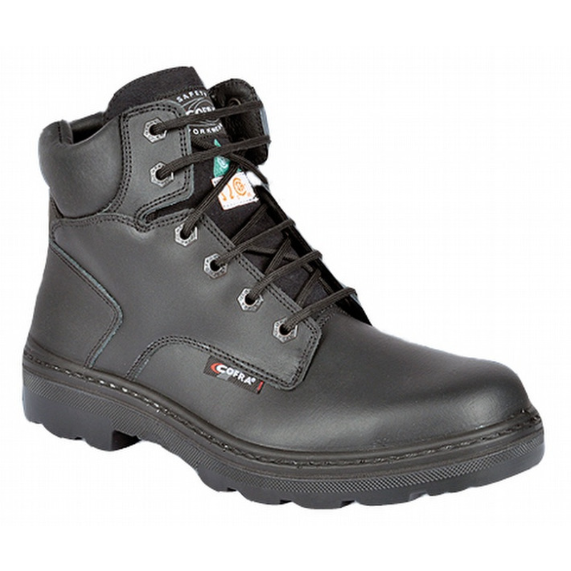 Cofra Leader Black Steel Toe EH PR Frontline Work Boot - Men's 10 Wide ...