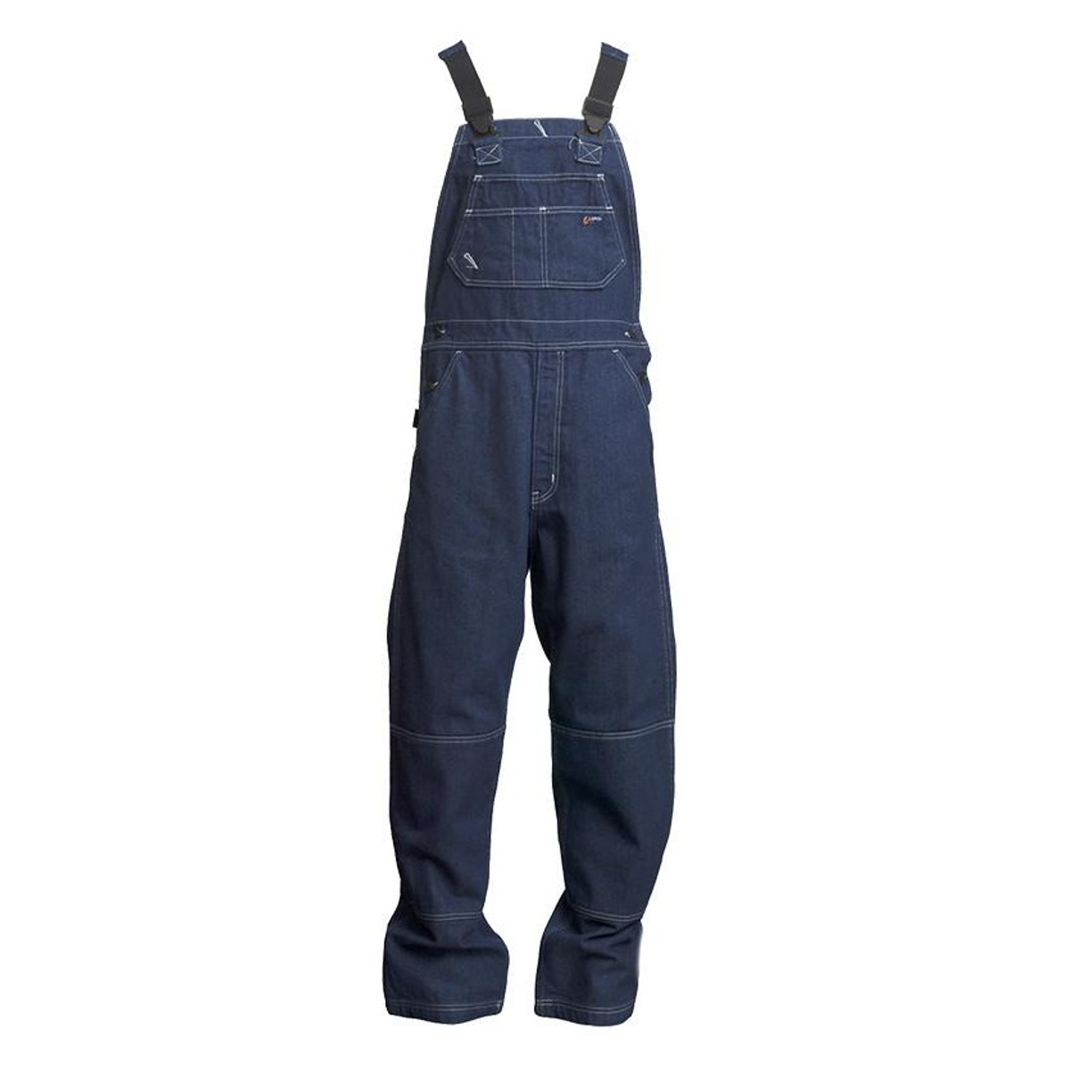 Lapco B13FRDN FR 13oz Medium Blue Denim Bib Overall - GME Supply