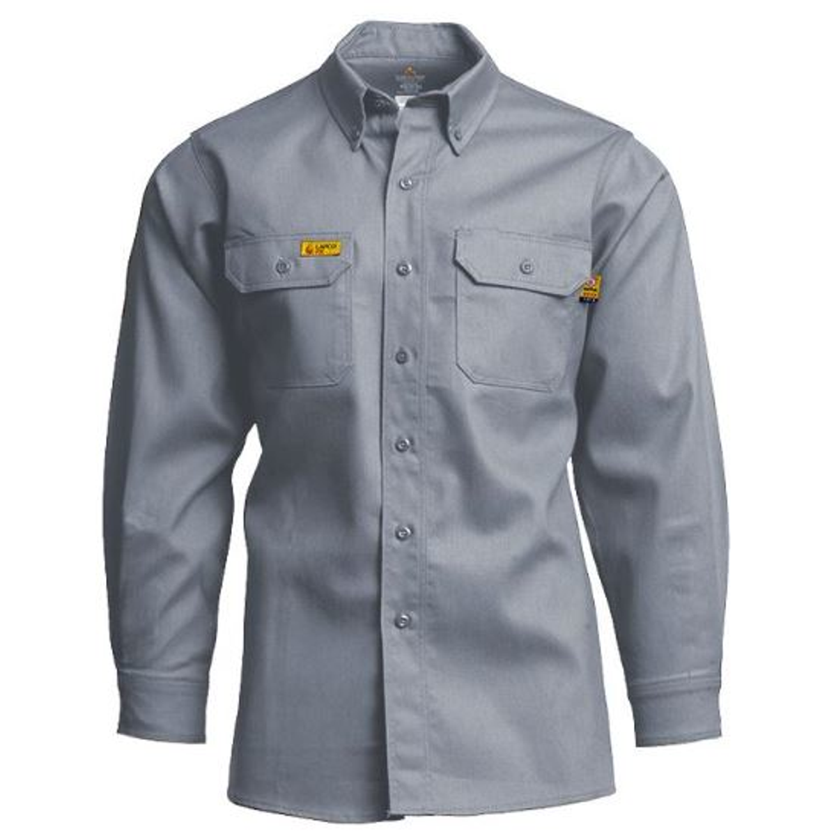 Lapco FR 6oz Uniform Shirt - Gray - GME Supply