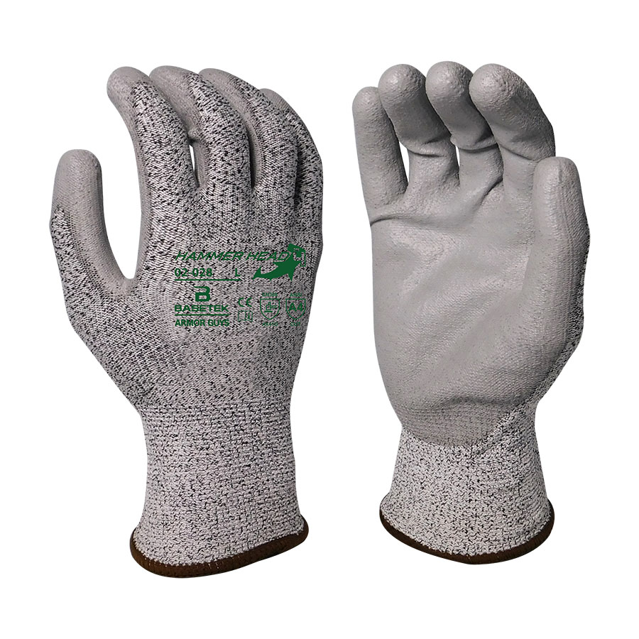 Armor Guys Hammer Head Basetek Cut Level 4 Poly Coated Gloves - GME Supply