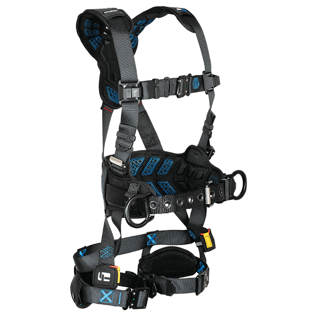 FallTech FT-One 3 D-Ring Construction Harness with Quick-Connect Legs ...