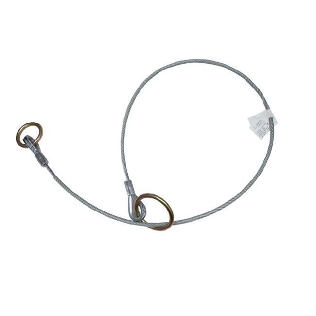 French Creek Vinyl Coated Eight Foot Wire Rope Tie-Off - GME Supply