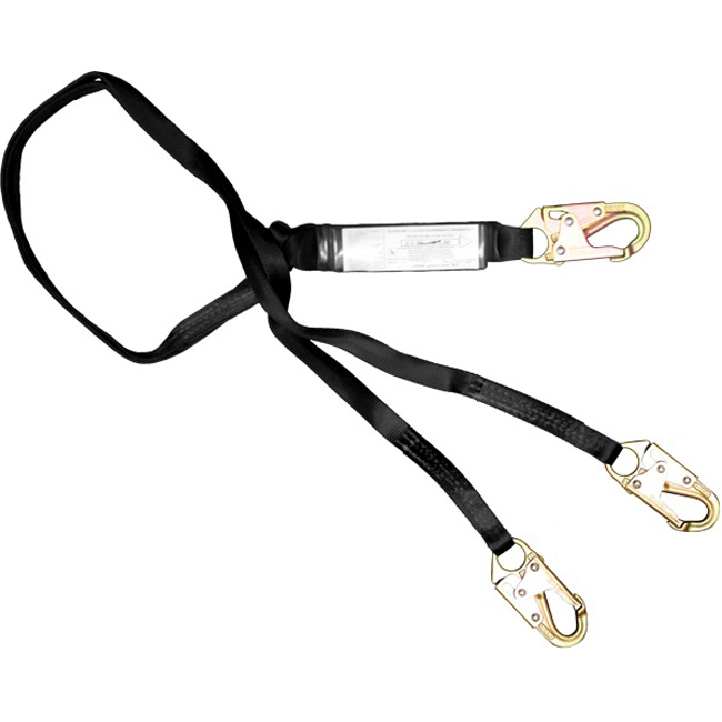 French Creek STRATOS Six Foot Dual Shock 1 Inch Webbing with Snap Hook ...