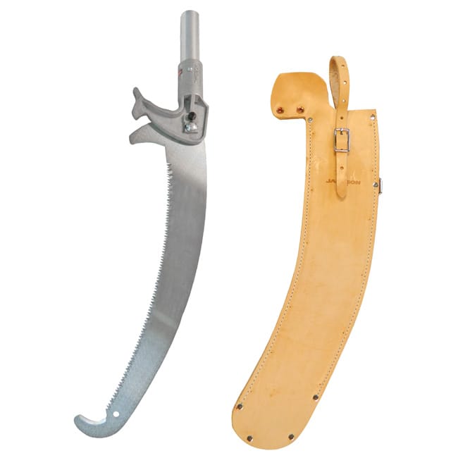 Jameson Double Hook 16 Inch Curved Blade Saw Head and Leather Scabbard ...
