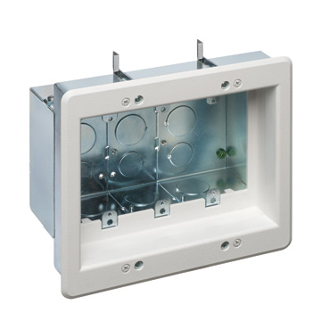 Arlington Industries TV Box (Retro, 3-Gang) - GME Supply